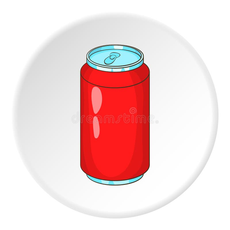 Soda Can Icon, Cartoon Style Stock Vector - Illustration of juice ...