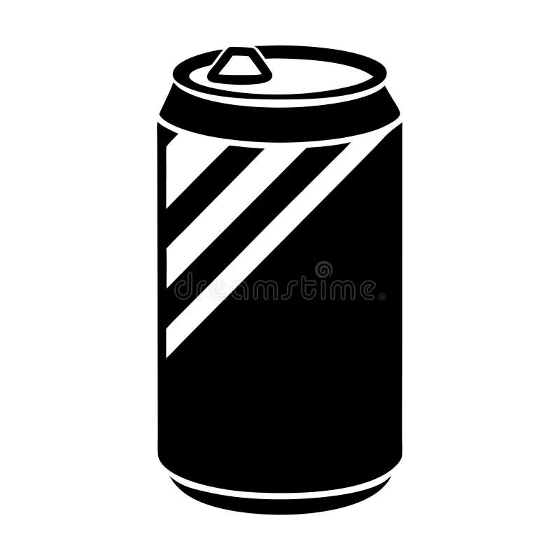 A Soda Can Icon is a Simplified Graphic Representation of a Beverage ...