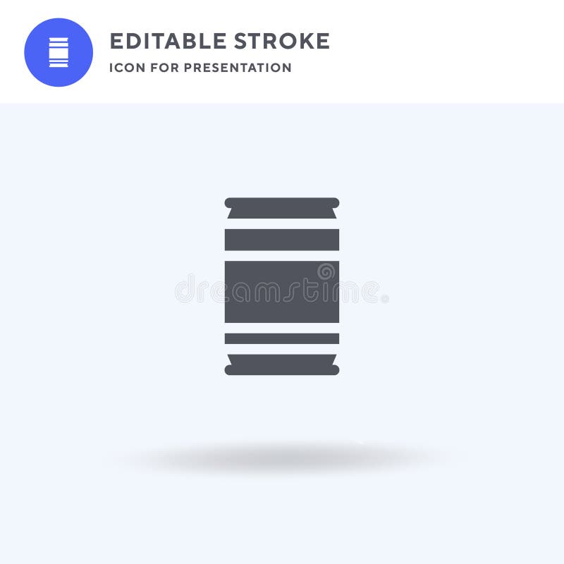 Soda Can Icon Vector, Filled Flat Sign, Solid Pictogram Isolated on ...