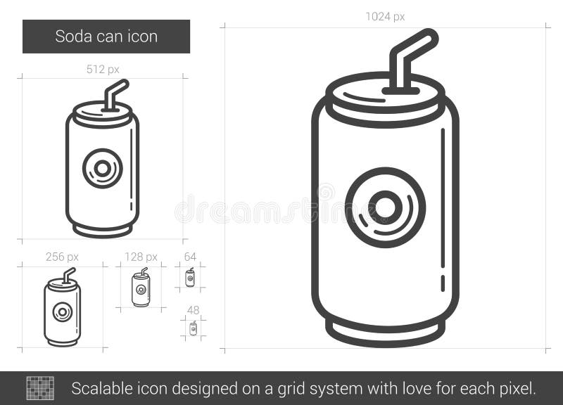Soda Can Line Drawing Stock Illustrations 696 Soda Can Line Drawing Stock Illustrations