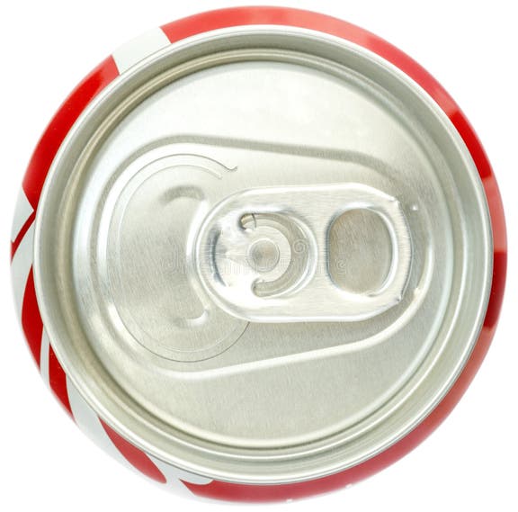 Soda Can Top view stock image. Image of close, soda, juice - 43796185