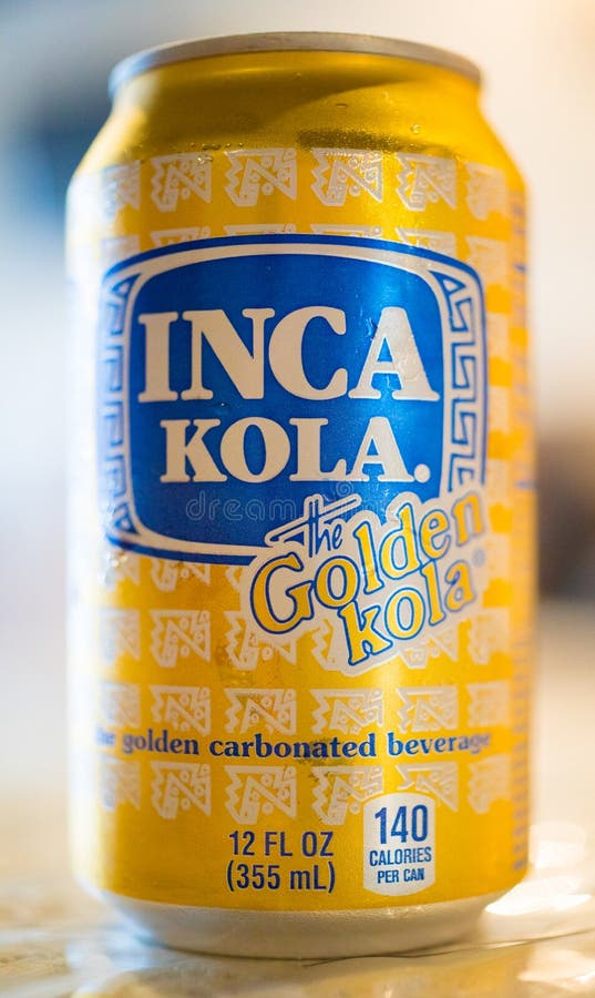 Soda De Inca Kola Feita Do Peru Foto de Stock Editorial - Imagem de ...