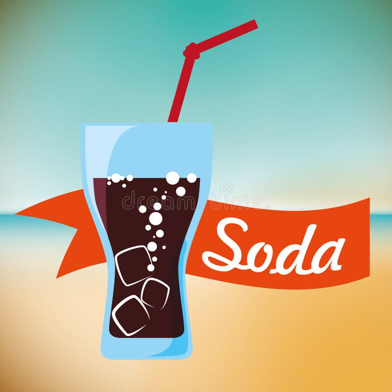 Soda concept design stock vector. Illustration of condensation - 62943759