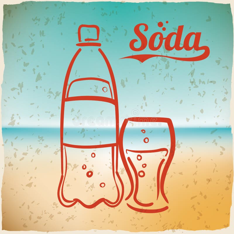 Soda design stock vector. Illustration of sweet, cola - 60472191