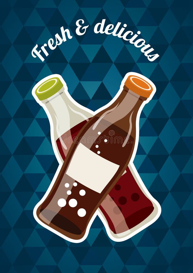 Soda design stock vector. Illustration of object, bottle - 45173715