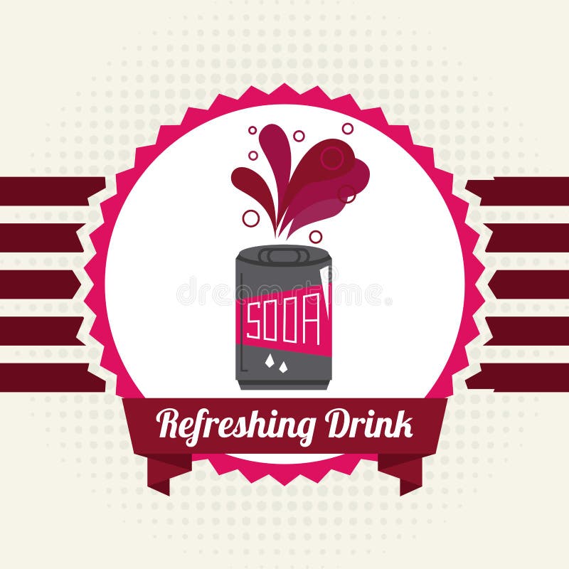 Soda design stock vector. Illustration of fresh, refreshing - 45173748