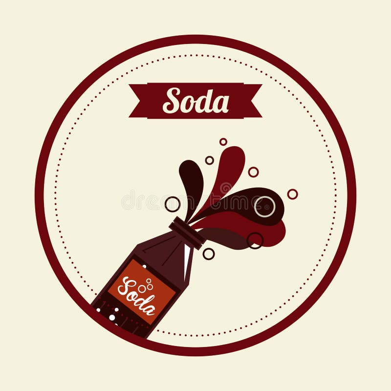 Soda design stock vector. Illustration of vector, water - 45173792