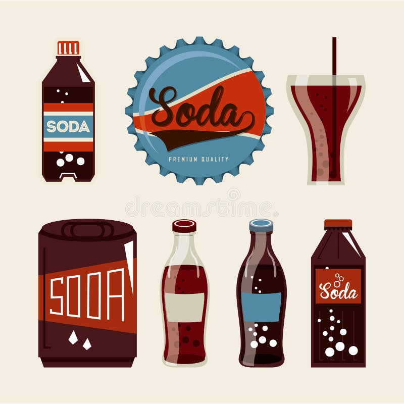 Soda design stock vector. Illustration of freshness, beverage - 45399184