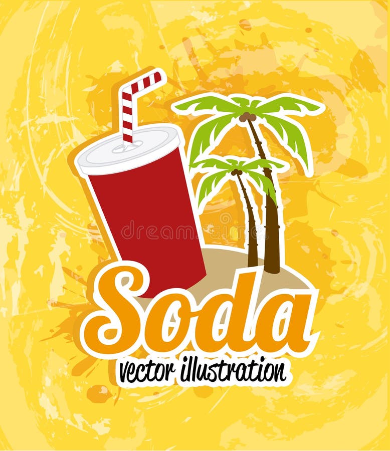 Soda design stock vector. Illustration of fresh, refreshing - 45173748