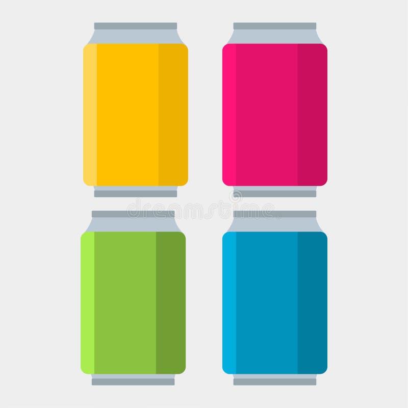 Soda Can Vector Flat Style Illustration Stock Illustrations – 833 Soda ...