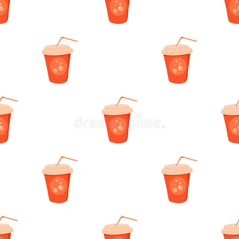 Soda Pattern Seamless Vector Stock Vector - Illustration of repeat ...