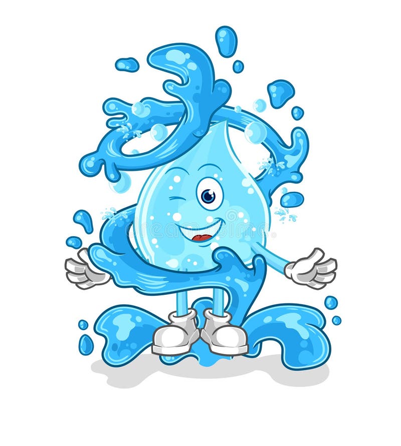 Soda Water Fresh with Water Mascot. Cartoon Vector Stock Vector ...