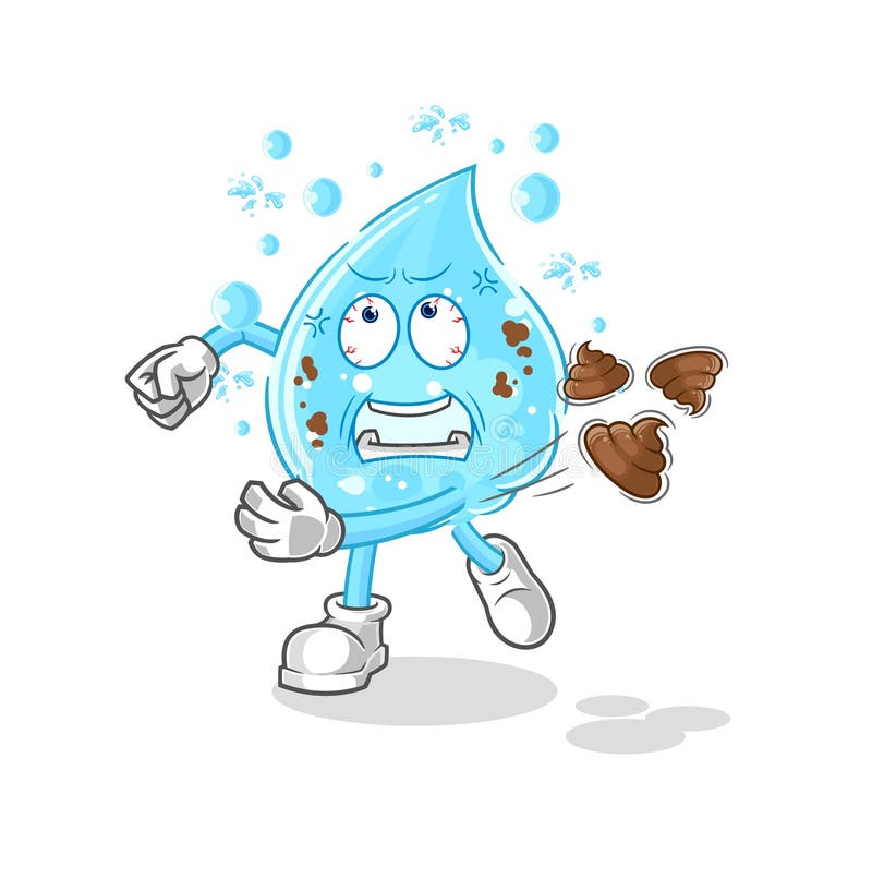 Soda Water on Fire Mascot. Cartoon Vector Stock Illustration ...