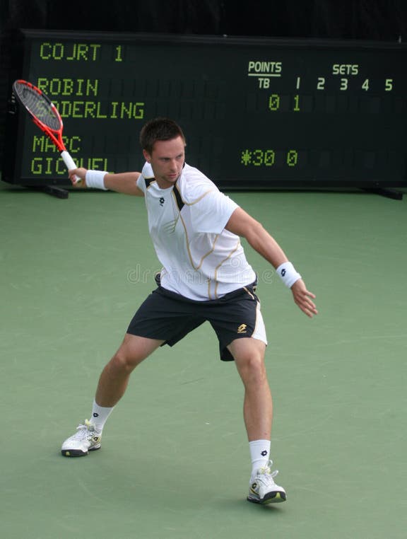 Soderling: Tennis Player Forehand Editorial Photo - Image of series ...