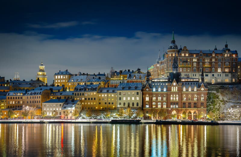 Sodermalm District Area in Central Stockholm Sweden Stock Photo - Image ...