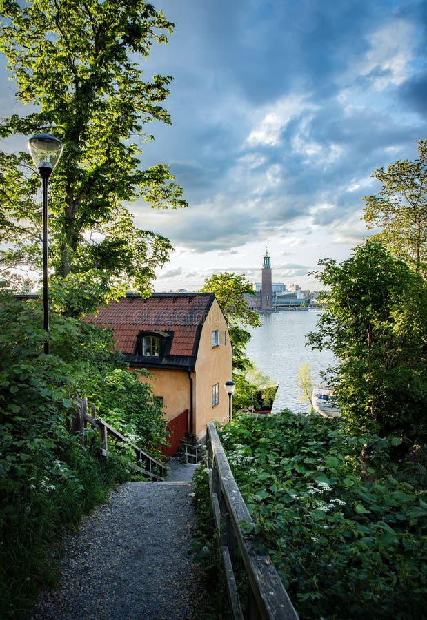 Stockholm, Sweden. Glama Stan Downtown, Stortorget Square Stock Image ...