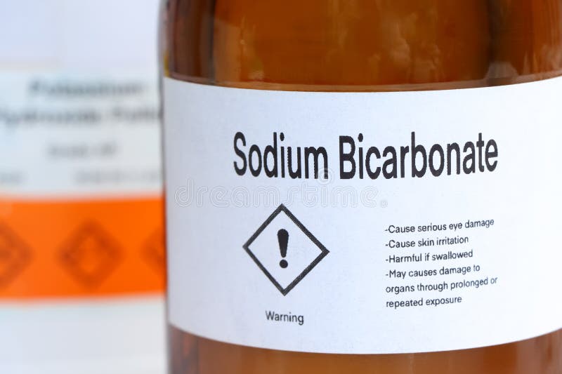 Sodium Bicarbonate in Chemical Container , Chemical in the Laboratory ...