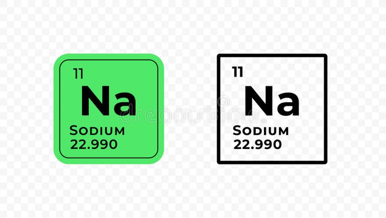 Sodium, Chemical Element of the Periodic Table Vector Stock Vector ...