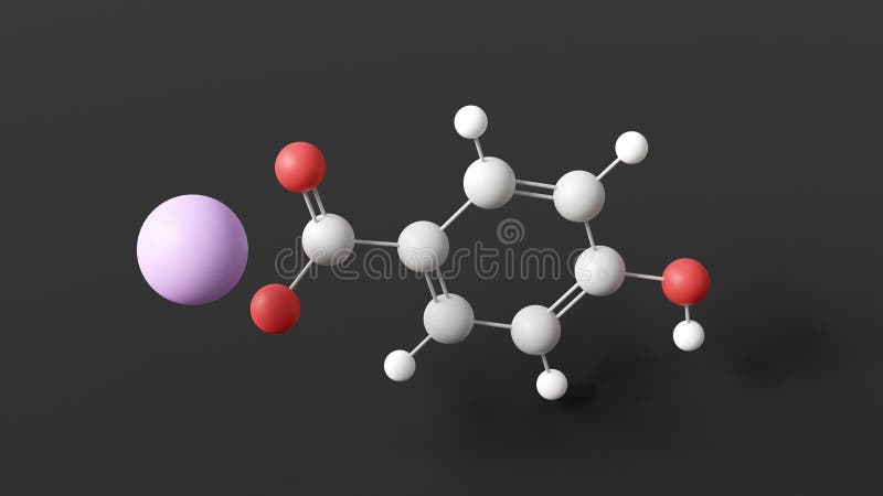 Sodium Benzoate Molecule, Molecular Structures, Food Preservative E211 ...