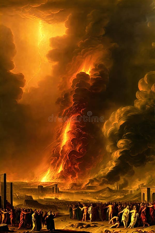 Sodom and Gomorrah Destroyed by God, Story of the Bible Stock ... Sodom and Gomorrah Destroyed by God, Story of the Bible Stock ...