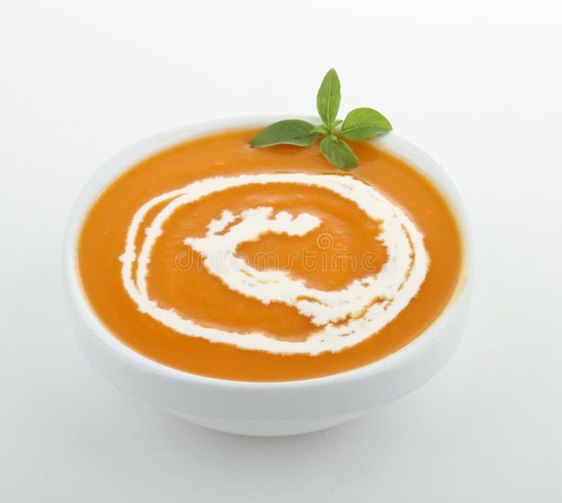 Soep stock afbeelding. Image of voeding, pompoen, gezond - 16290345