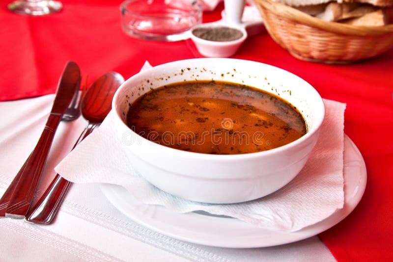 SOEP stock afbeelding. Image of tomaat, diner, keuken - 20690181