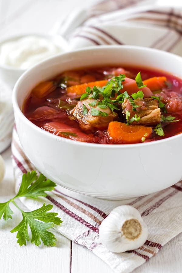 Soep stock foto. Image of rundvlees, kool, maaltijd, diner - 35793906