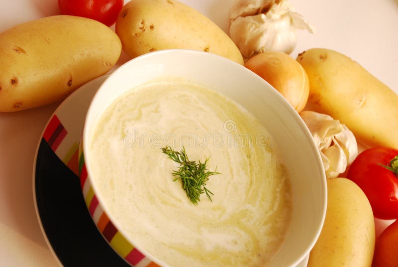 Soep stock afbeelding. Image of soep, schotel, gastronomisch - 4092123