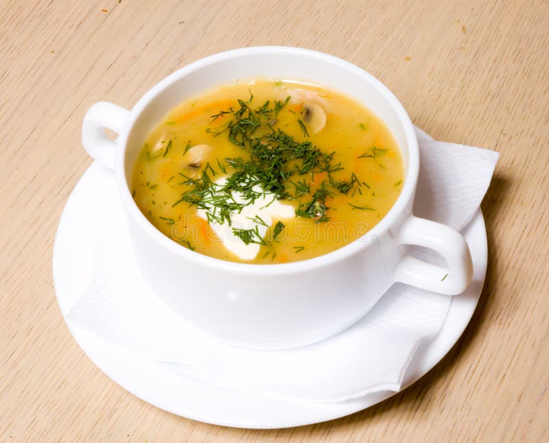 Soep stock foto. Image of schotel, recept, bereid, diner - 6323876