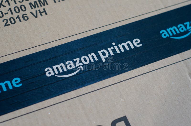 Soest, Germany - March 12, 2021: Amazon Prime Cardboard Box Editorial ...