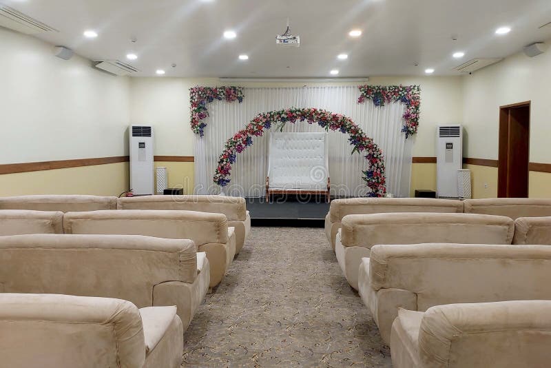 stock photo. Image of event, party, sofa, hall, india - 268522448