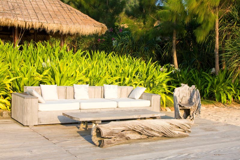 Beach Sofa stock photo. Image of card, sand, relax, rest - 11250382