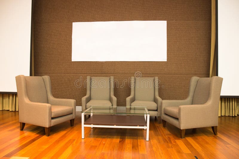 Sofa chairs stock image. Image of meeting, business, indoor - 46186915