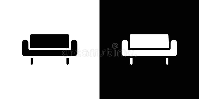 Sofa icon logo set vector stock vector. Illustration of graphic - 332868439