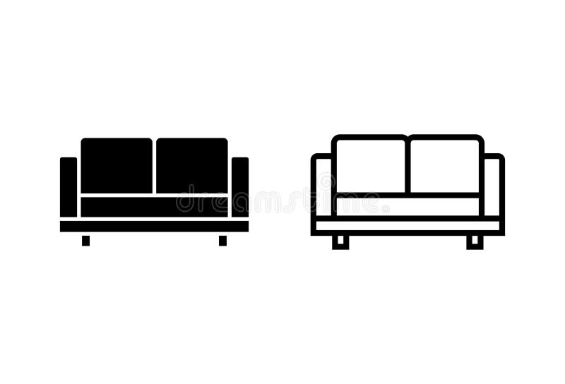 Sofa Icon . Sofa Icon Illustration Stock Vector - Illustration of ...