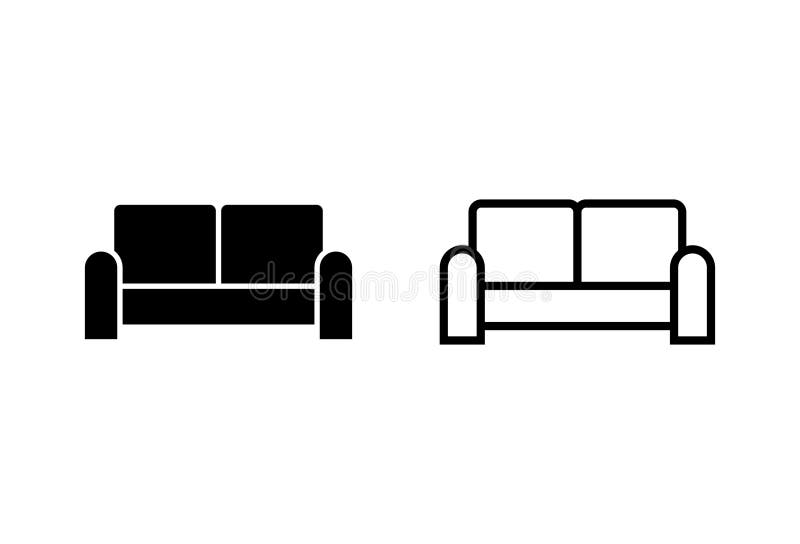 Sofa Icon . Sofa Icon Illustration Stock Vector - Illustration of ...