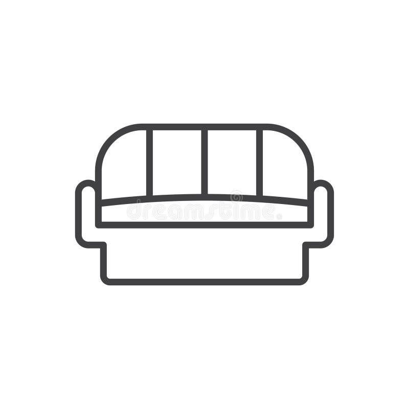 Sofa Icon stock illustration. Illustration of vector - 374790020