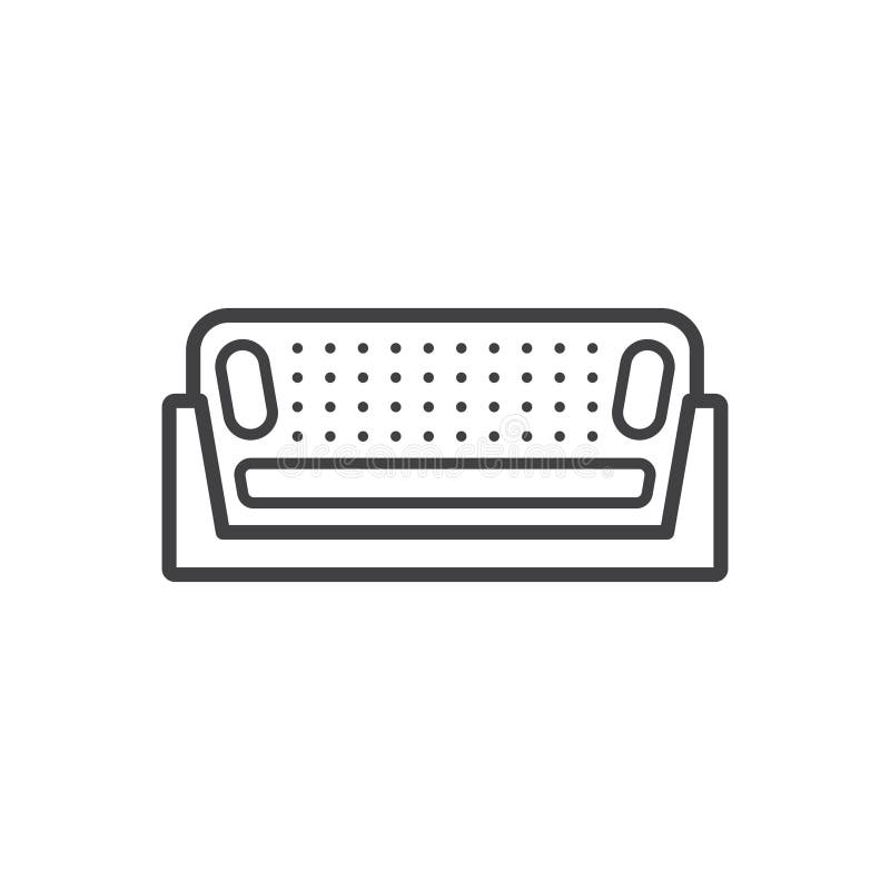 Sofa Icon stock illustration. Illustration of couch - 374809718