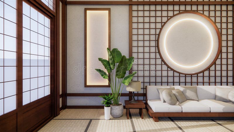 Sofa Japanese Style on Room Japan and the White Backdrop Provides a ...