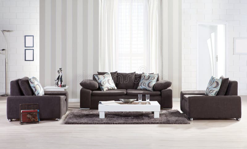 Sofa set for home stock photo. Image of lamp, inspiration - 114626828