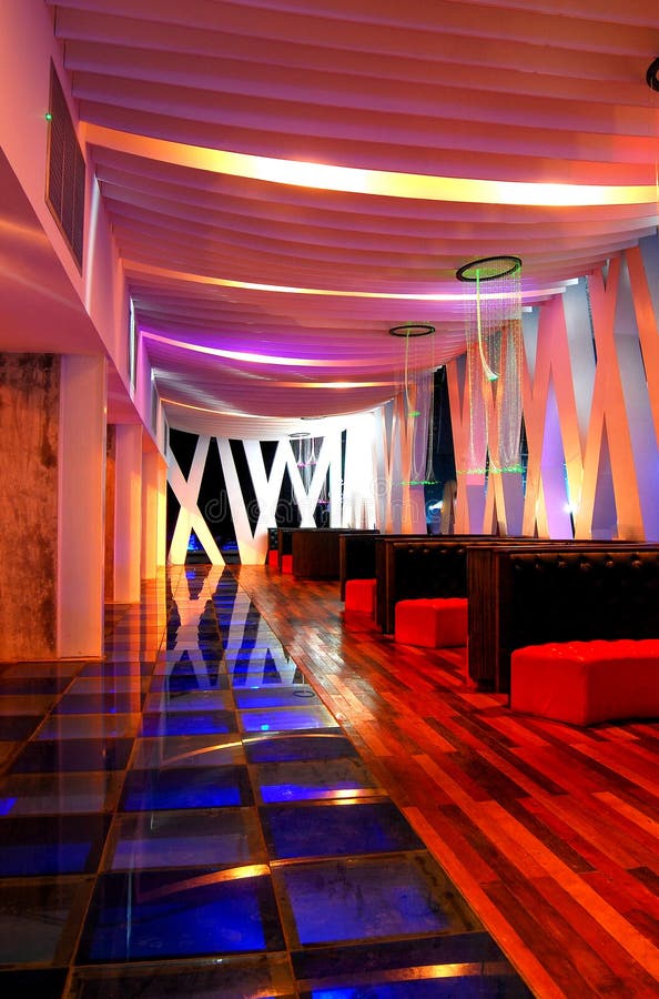 Red sofa on the stage stock image. Image of interior - 17621643