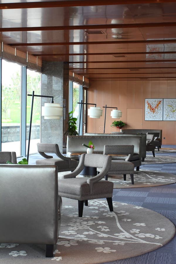 Sofa and table in lounge stock image. Image of table - 39960797