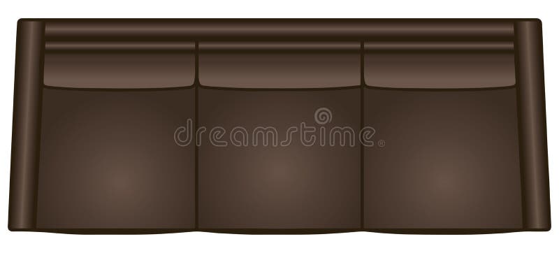 Sofa top view stock vector. Illustration of elegance - 50680502