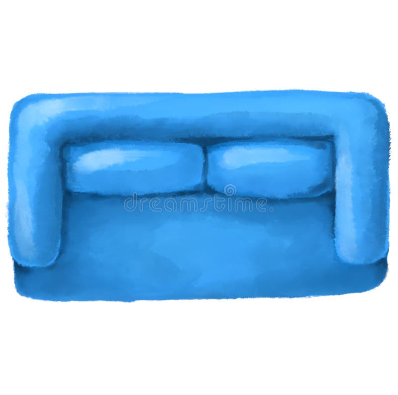 Sofa Top View Plan Drawing Layout Mock for Interior Architecture Design ...