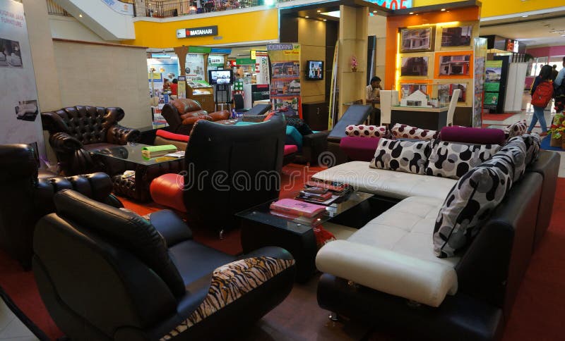 Sofa editorial stock photo. Image of mall, central, city - 60610978