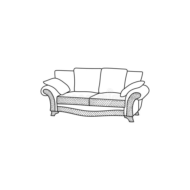 Sofa Vector Illustration, Sofa Shape Logo, Business Template Vector ...