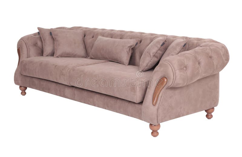 Sofa on a white background stock image. Image of fashion - 261566945