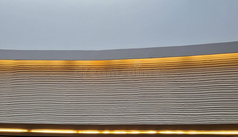 Soffit with a Cornice Illuminated by LED Strips in the Arch. Walls ...