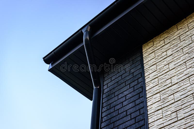 Soffit for Providing Optimal Ventilation for Roof Overhangs Stock Photo ...