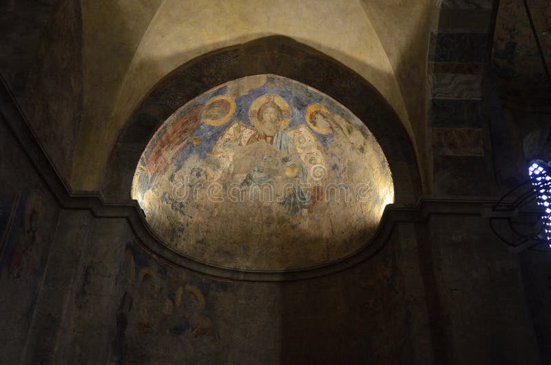 Soffitto Arcato Delle Absidi Nel Corridoio Del Capitolo Fotografia ...